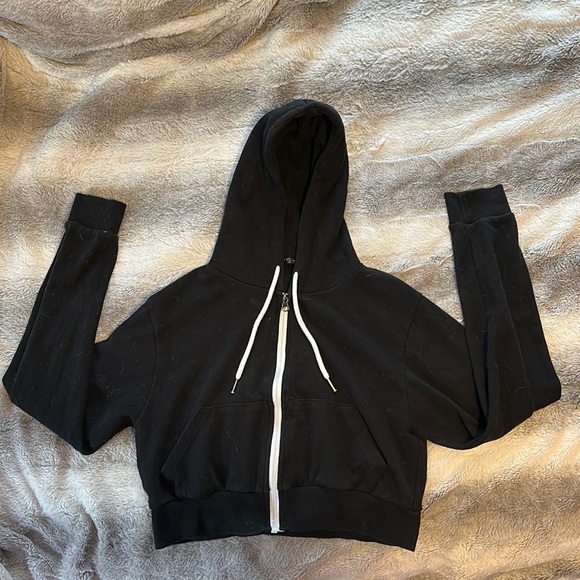 Givon | Jackets & Coats | Givon Cropped Black Jacket | Poshmark